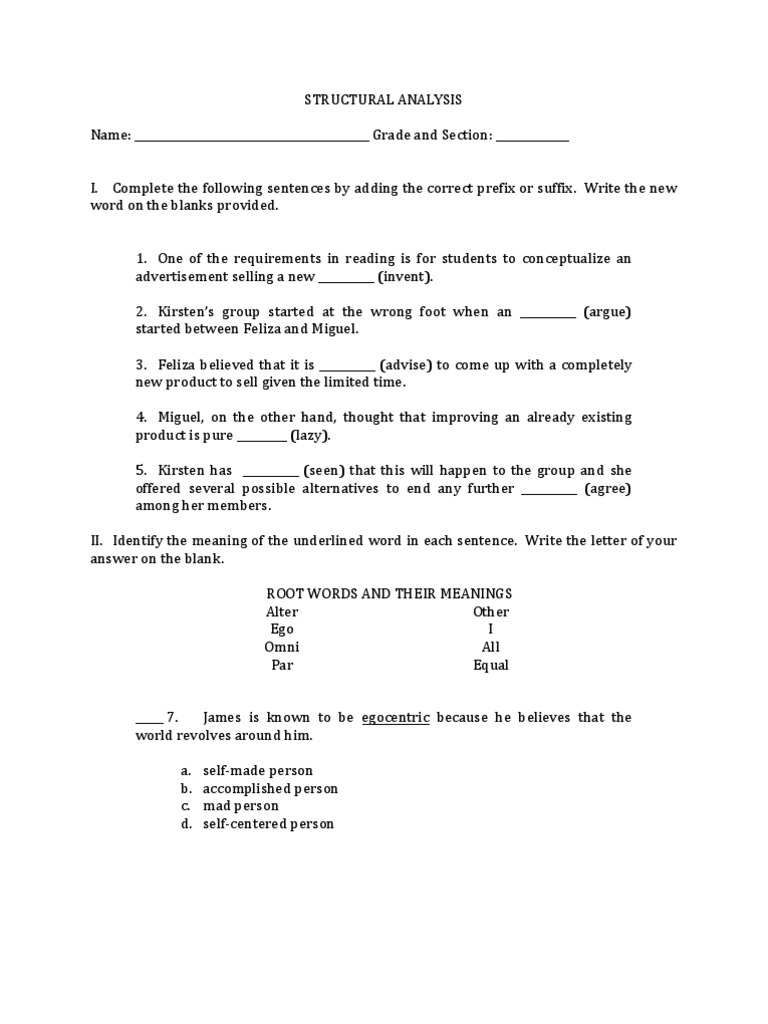 Structural Analysis Exercise | PDF