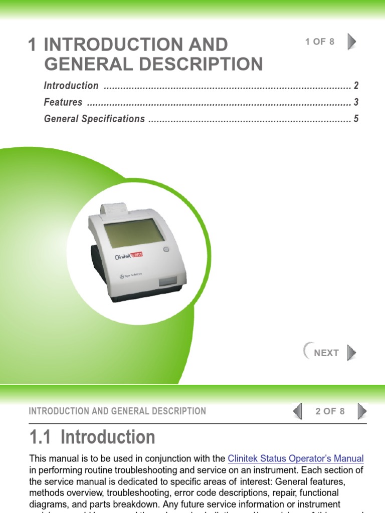 Bayer Clinitek - Service Manual | PDF | Troubleshooting | Microcontroller