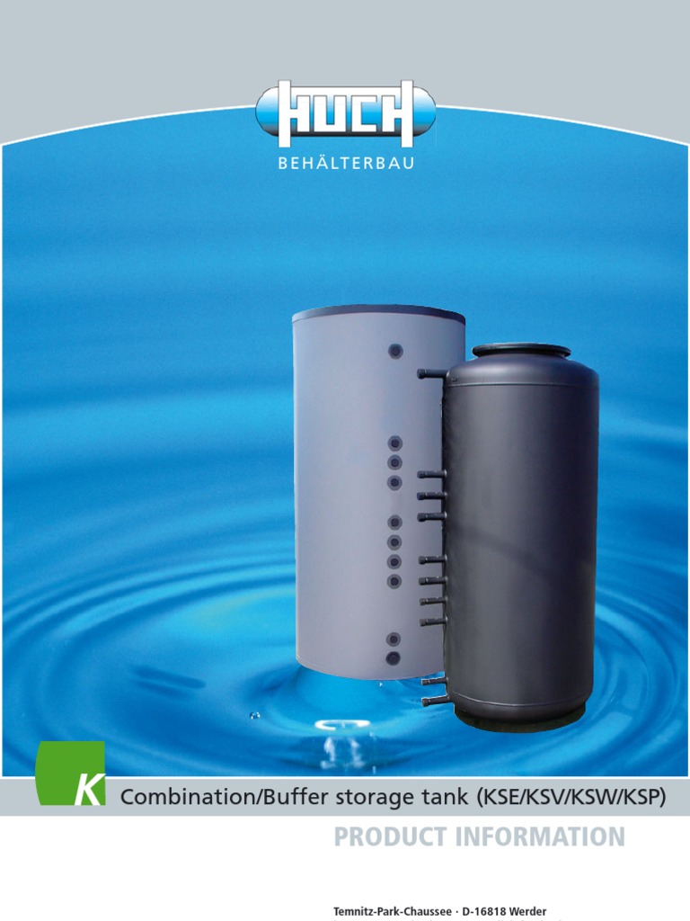 Combination-Buffer Storage Tank KSE | Thermal Insulation | Heat Transfer
