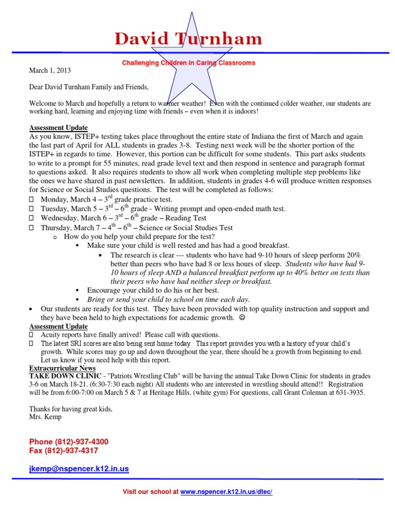 David Turnham: Assessment Update | PDF | Education Theory | Behavior ...
