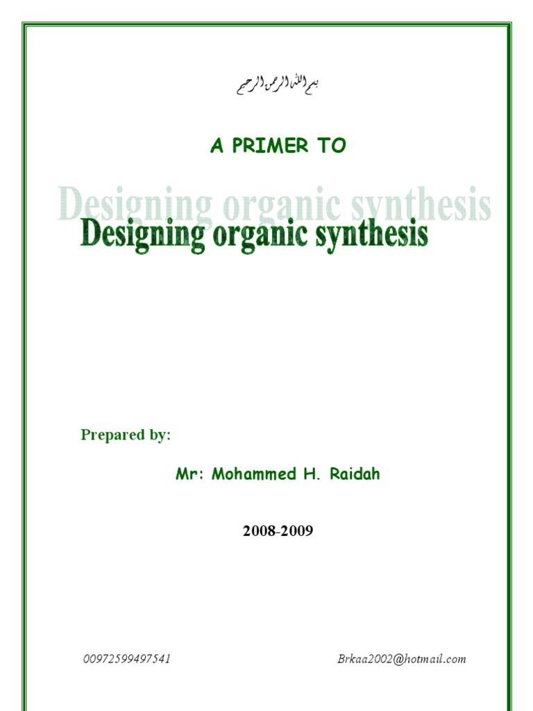 A Primer To Designing Organic Synthesis | PDF | Carboxylic Acid ...