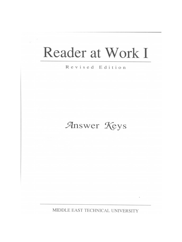 Reader at Work - I-Key | PDF | Cigarette | Carbon