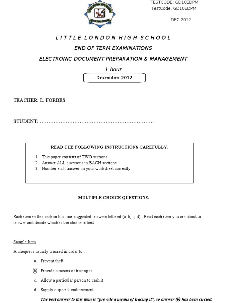 Edpm 2012 Dec Exam | Computer Data Storage | Computer Hardware