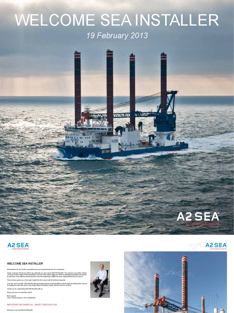 a2sea+Sea+Installer+Brochure+Feb+2012 Web | Crane (Machine) | Offshore ...