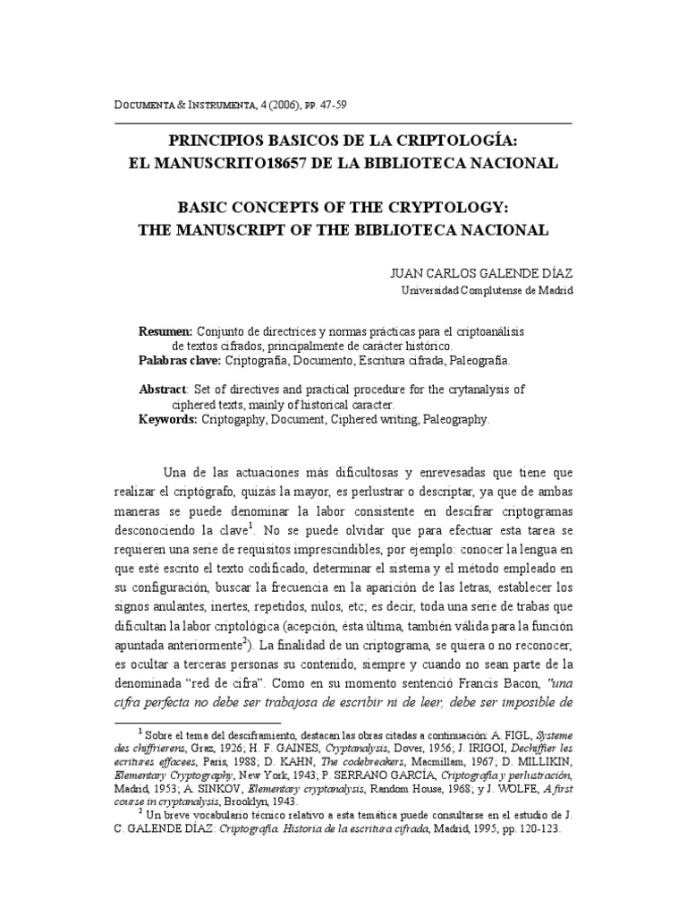 Criptografia | PDF | Criptografía | Clave (criptografía)