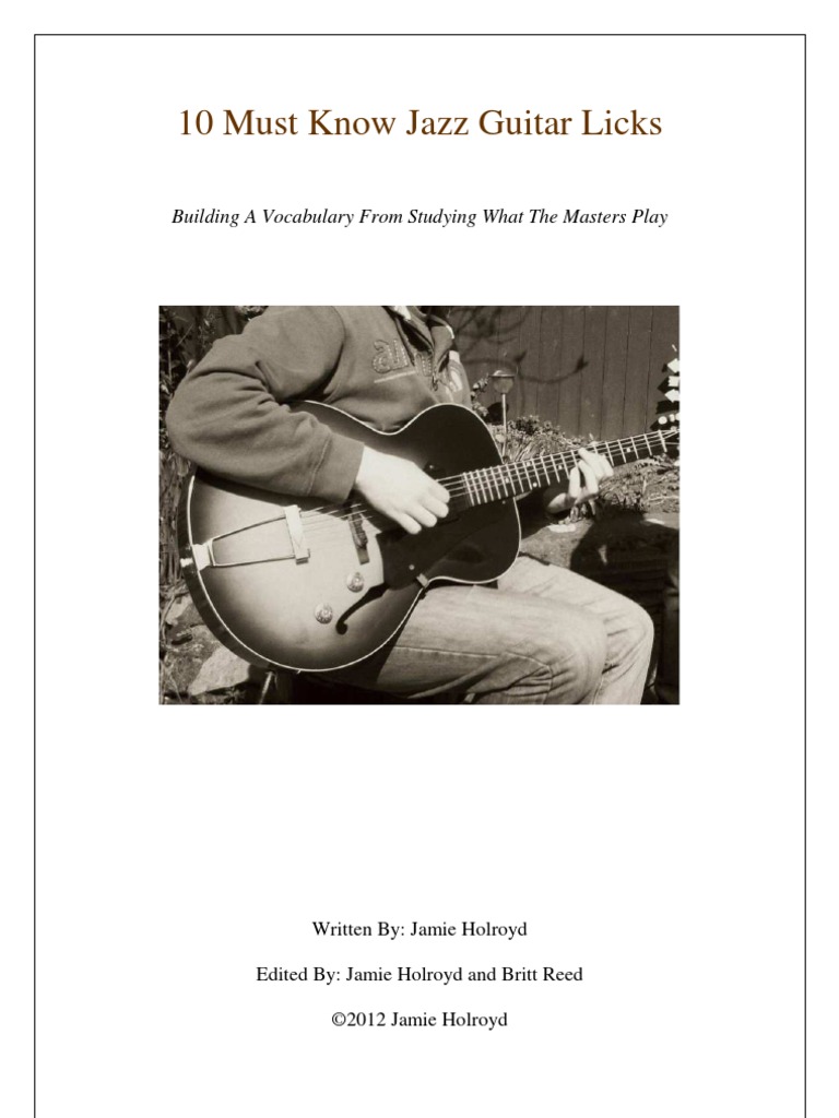 10 Must Know Jazz Guitar Licks Ebook | PDF | Jazz | Chord (Music)
