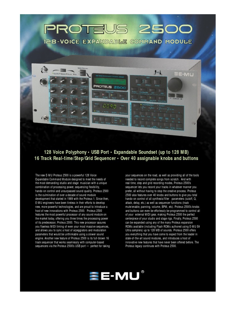 2500 Data | PDF | Synthesizer | Audio Electronics