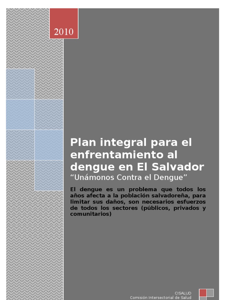 Plan Nacional Dengue | PDF | El Salvador | Planificación