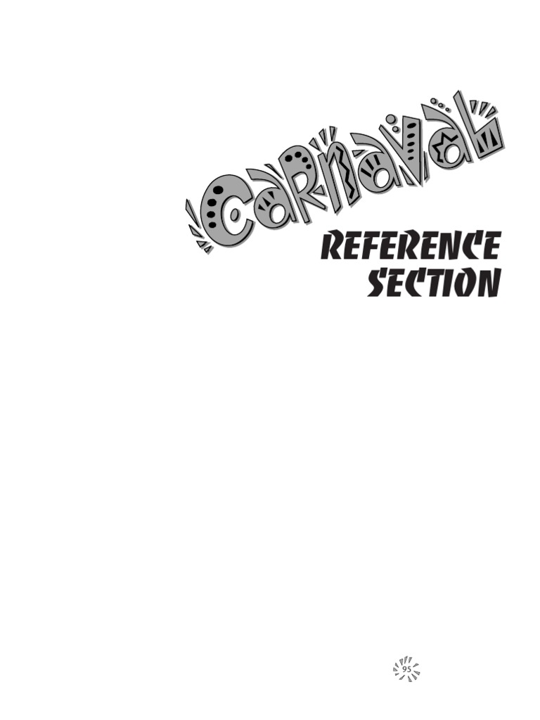 The EMU Carnaval Reference | PDF | Drum Kit | Percussion Instruments