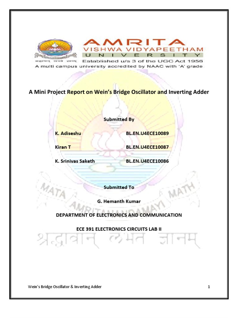 Project | PDF | Electronics | Electronic Engineering
