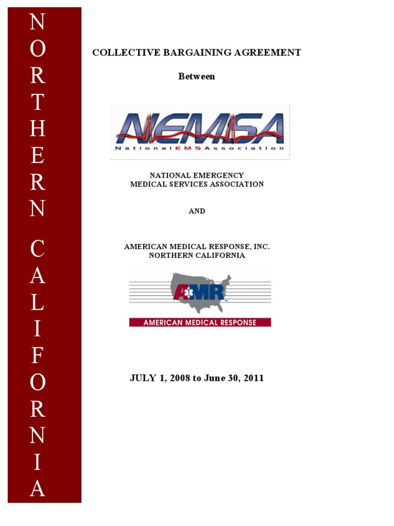 NEMSA Northern California CBA 2008-2011 | PDF | Arbitral Tribunal ...