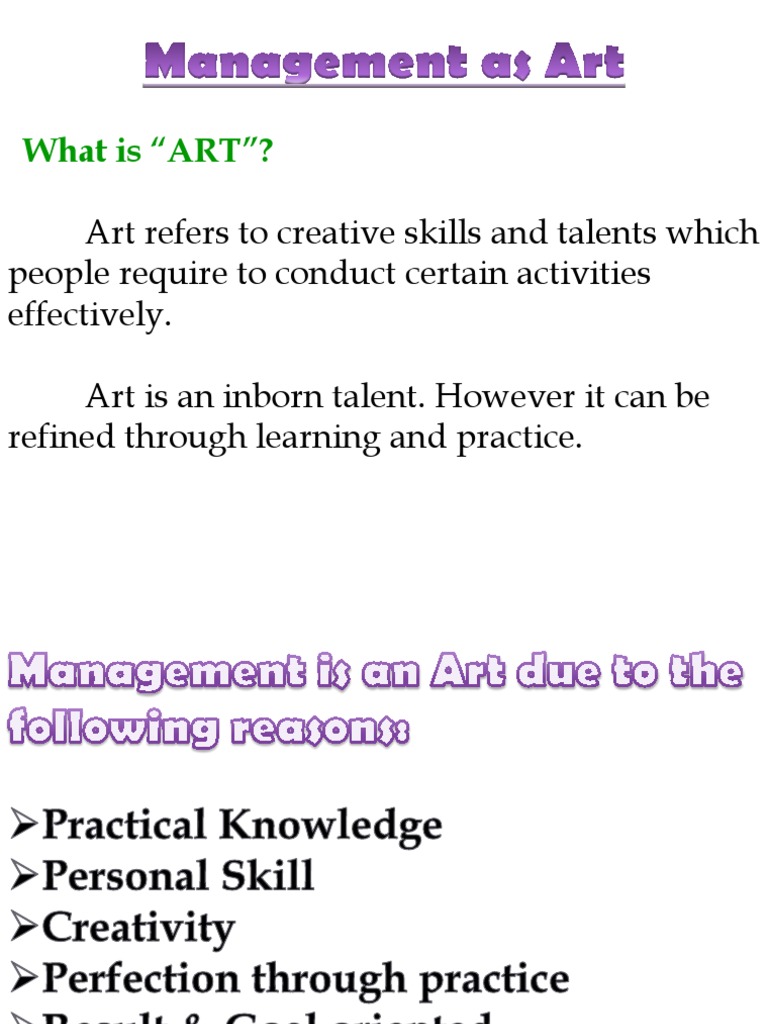 Management Art or Science | PDF | Validity (Statistics) | Scientific Method