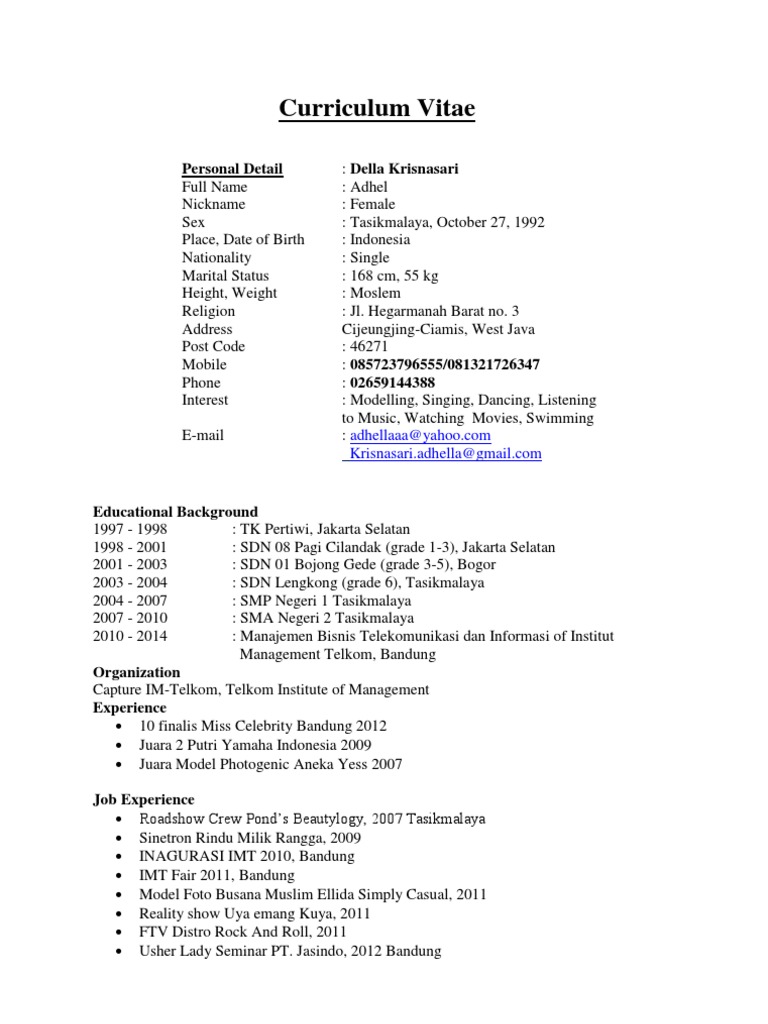 Adel CV | PDF