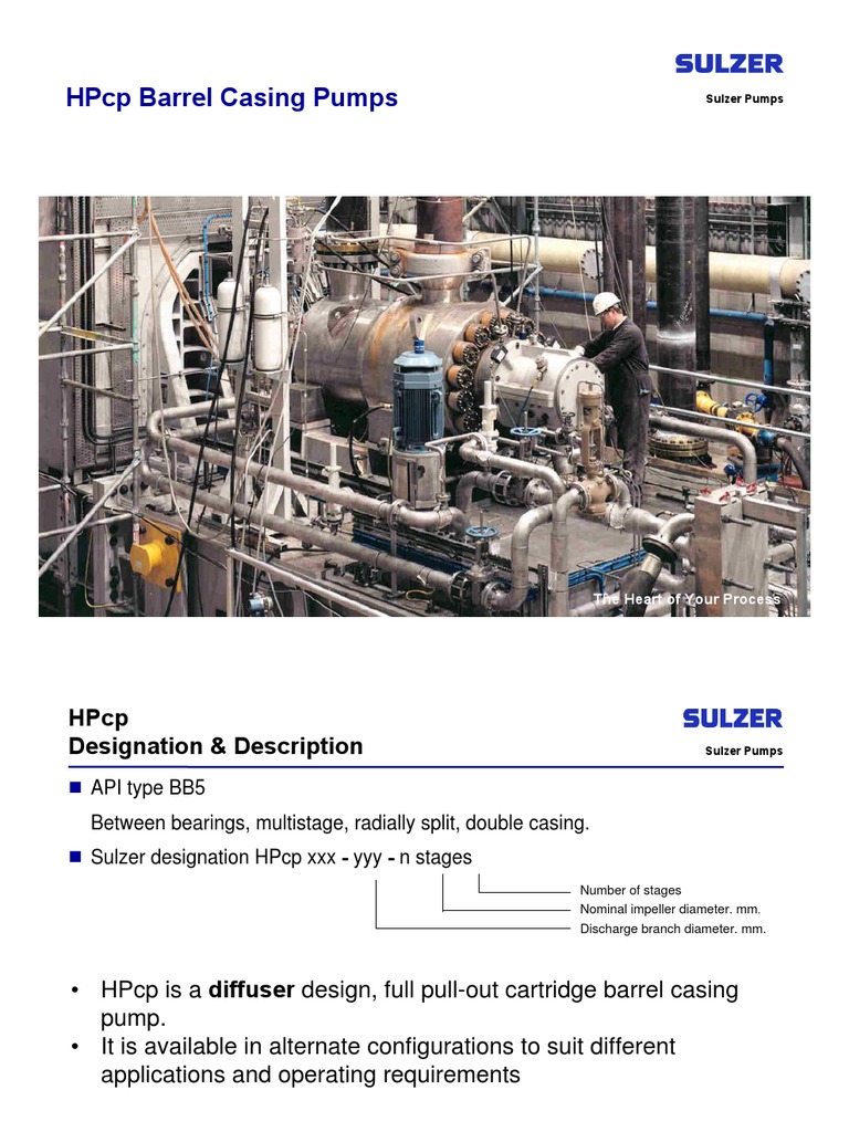 Barrel Casing Type Boiler Feed Pump - SUZLON | Wear | Pump
