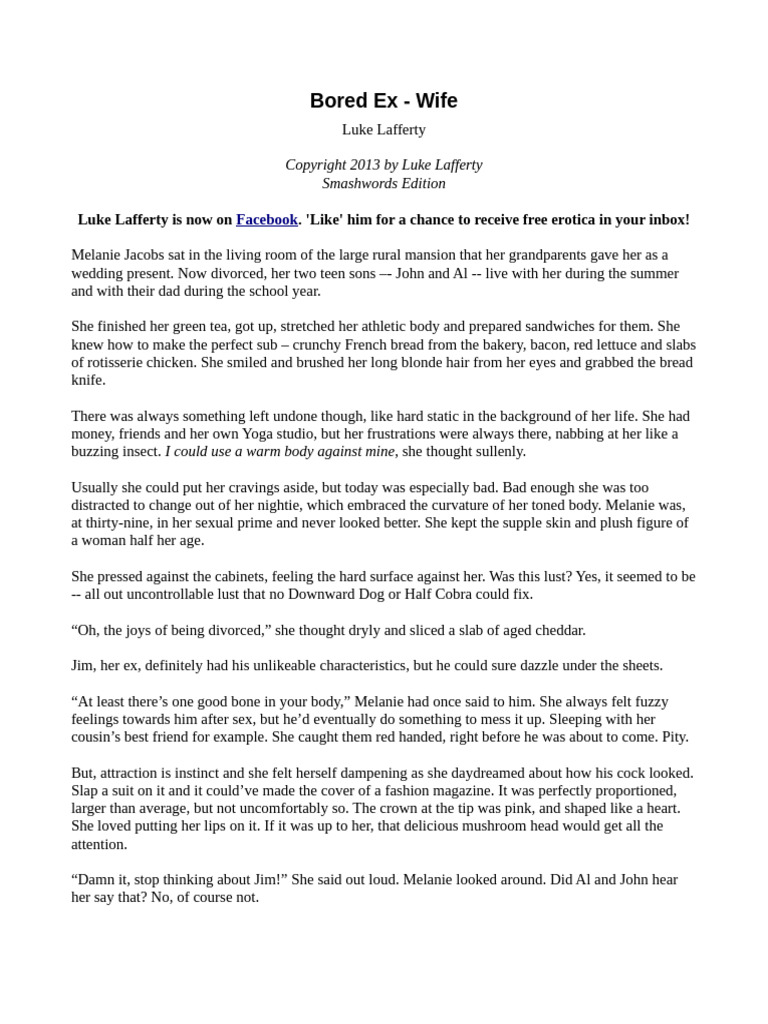 Bored Ex - Wife | PDF