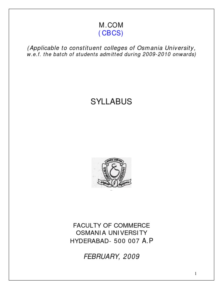 MCOM | PDF | Business