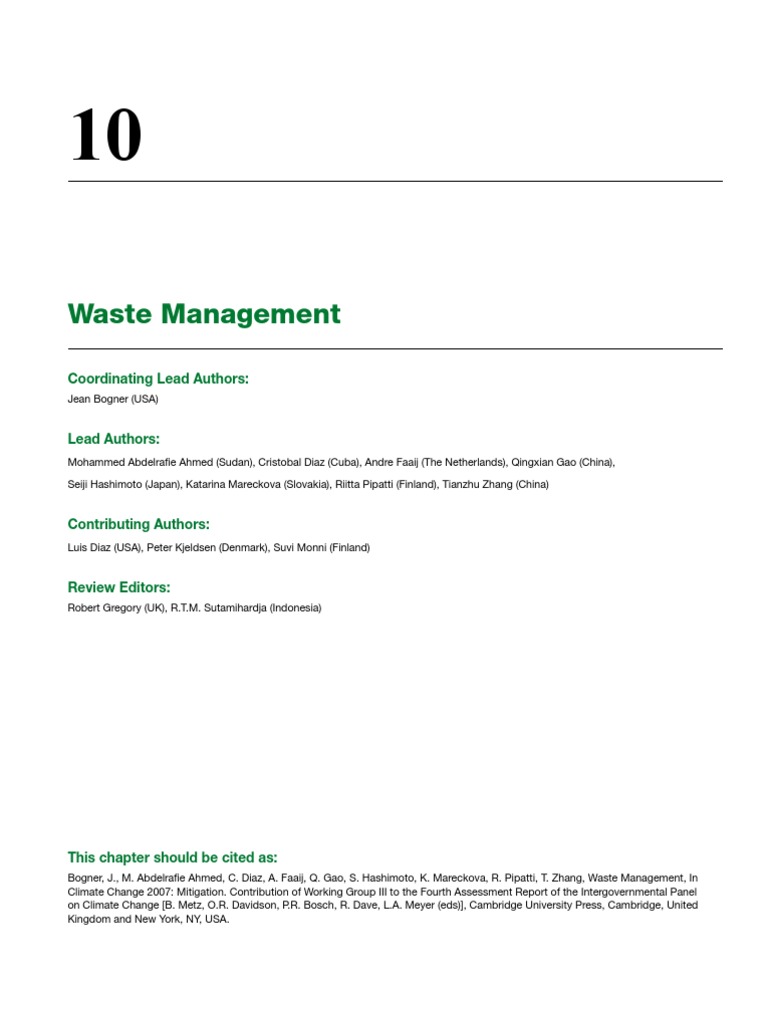 Waste Management | PDF