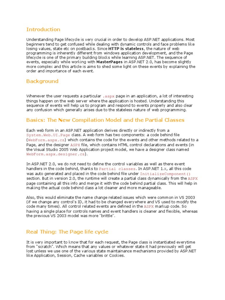 Asp.net | PDF | Http Cookie | Active Server Pages