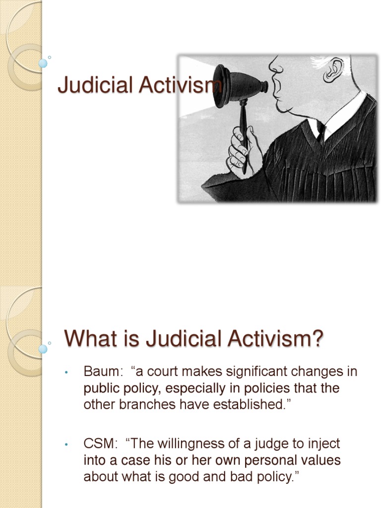 Judicial Activism | PDF | Career & Growth | Social Science