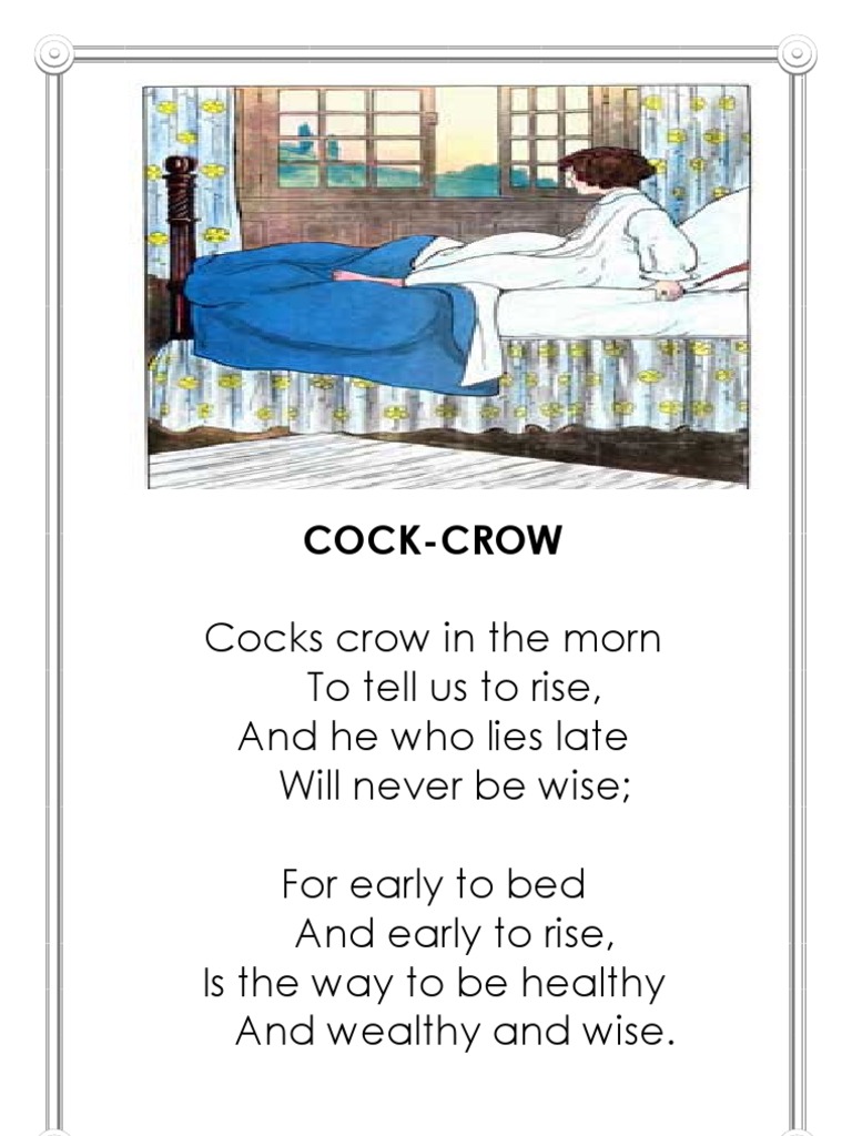 Cock Crow | PDF | Genres Of Poetry | Poetry