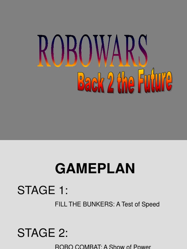 Detroit Robowars: Build Your First Robot | PDF | Electric Motor ...