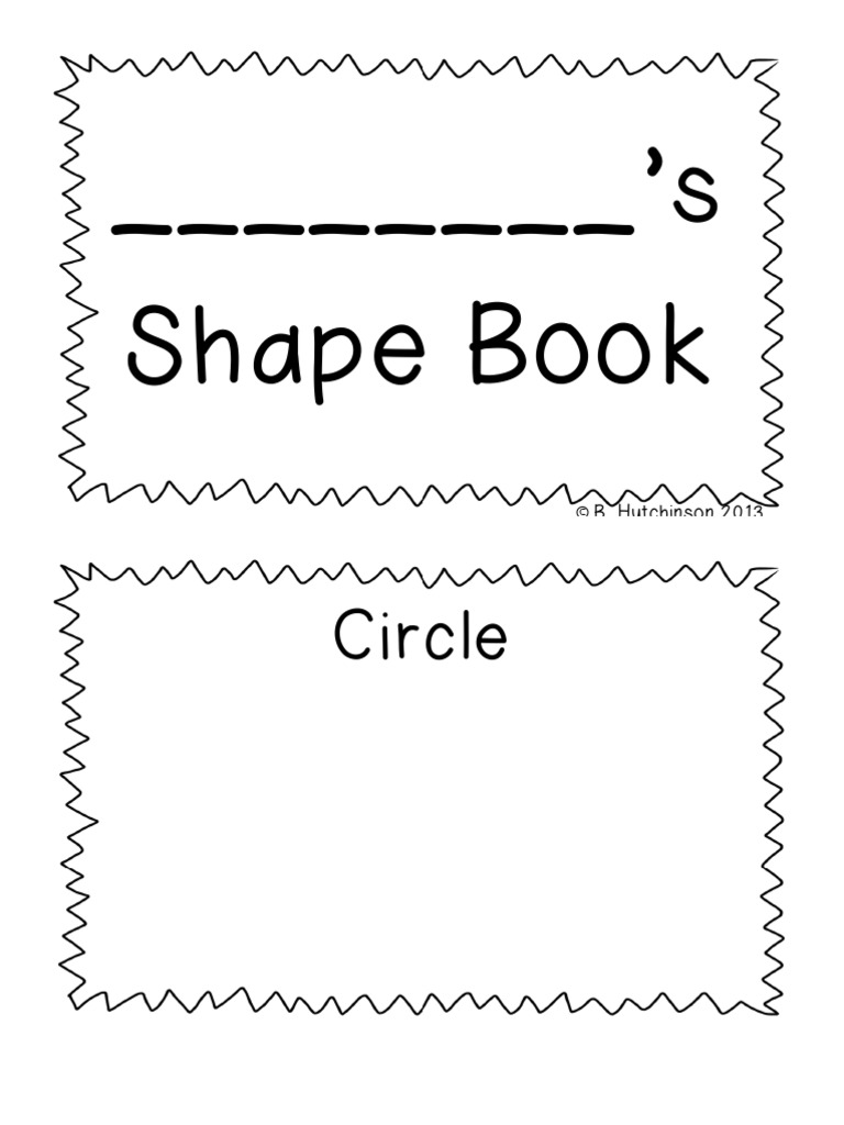 Shape Book: Circles to Triangles | PDF