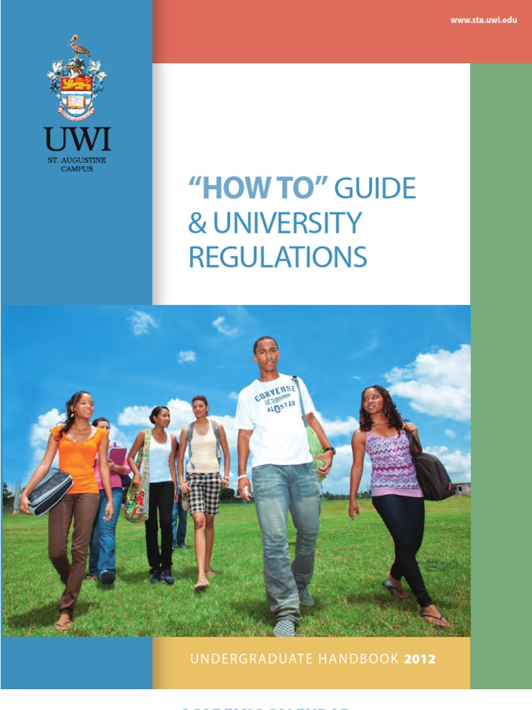 UWI Undergraduate Handbook 2012 | PDF | Identity Document | University ...