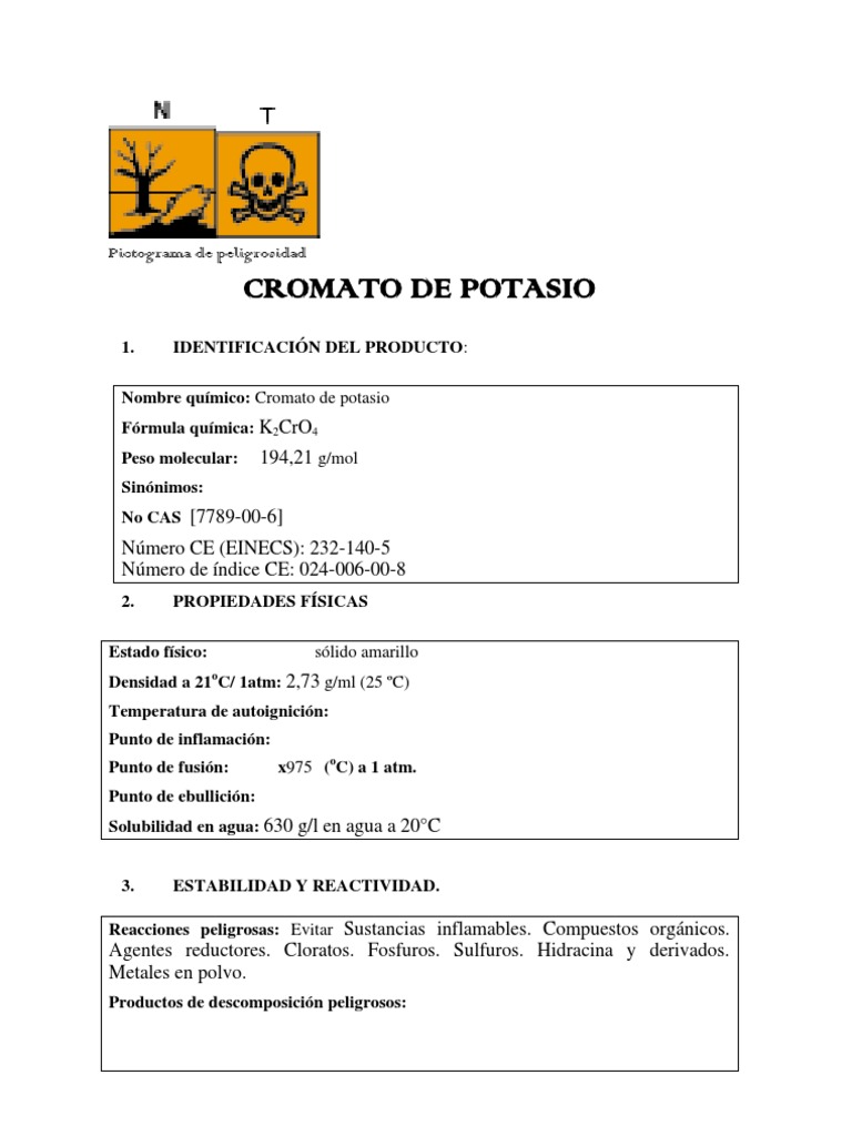 Fichas de Seguridad 2 | PDF | Toxicidad | Agua