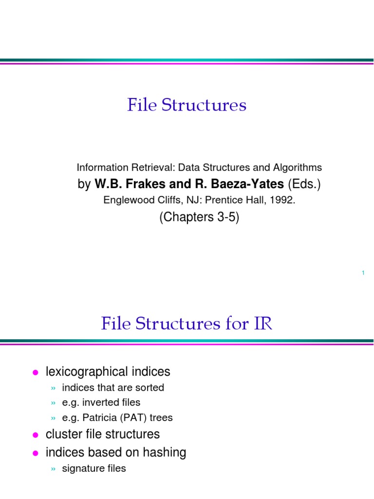 Inverted File | Search Engine Indexing | Array Data Structure