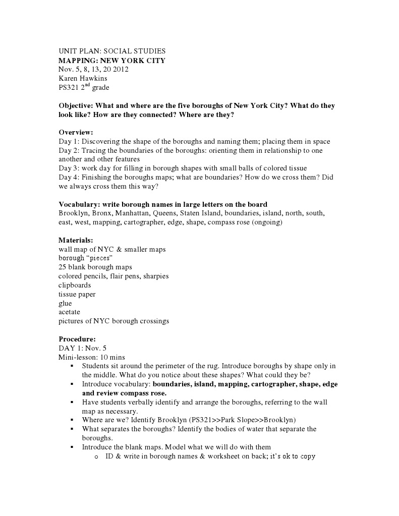 Lesson Plan 1211-05 | PDF | Brooklyn | New York City