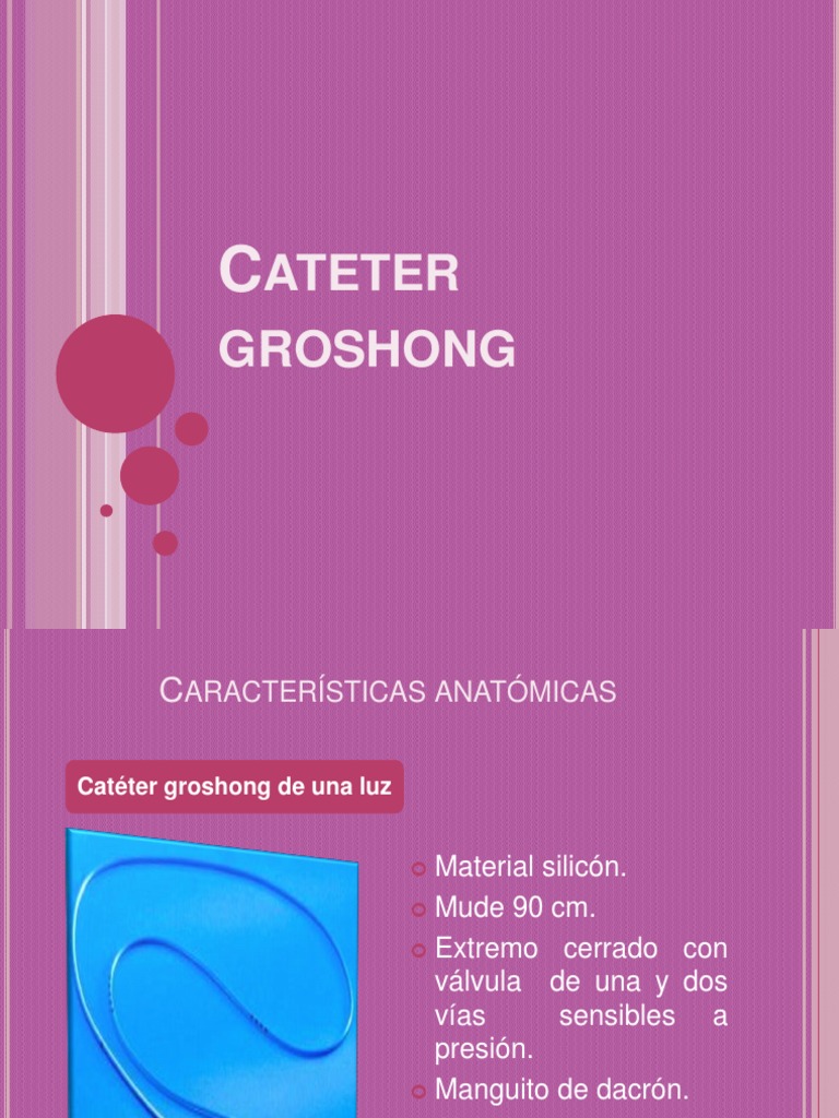 Cateter Groshong Original | PDF