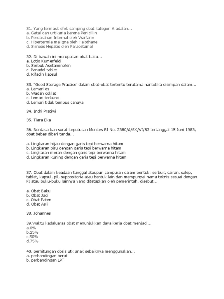 Soal MCQ Blok 12 Yg Aku Koord | PDF | Kesehatan Holistik