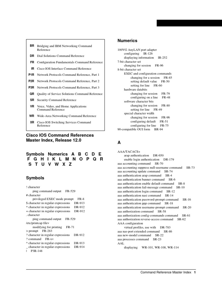 Cisco Command Reference | PDF | Asynchronous Transfer Mode | Routing