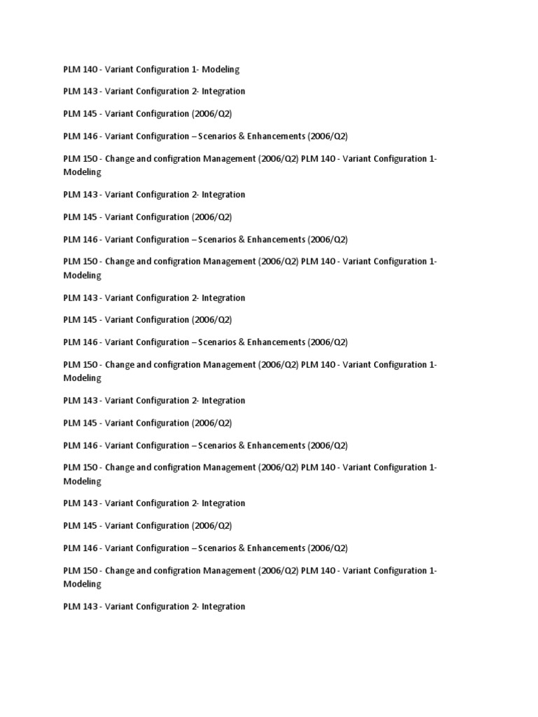 PLM | PDF | Product Lifecycle | Software Development Process