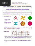 Atividade Simetria | PDF | Geometria Elementar | Simetria