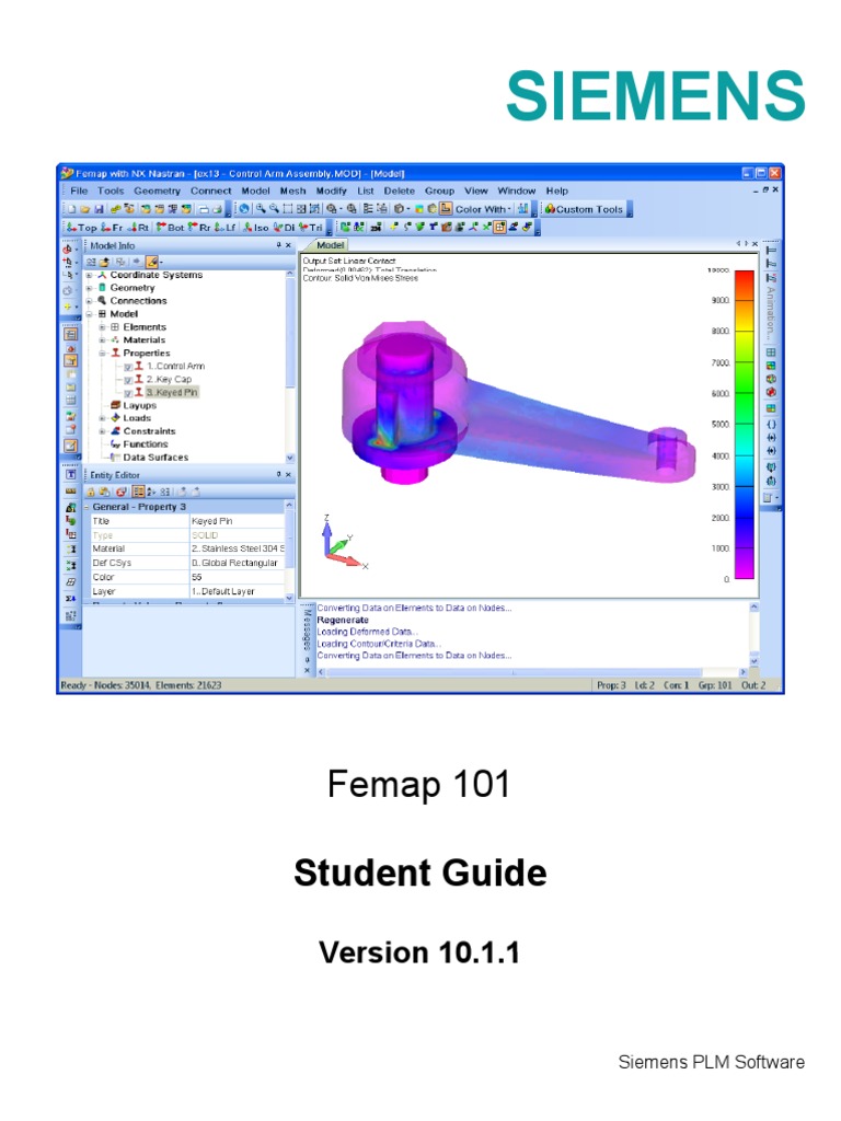 FEMAP Student Guide | Keyboard Shortcut | Finite Element Method