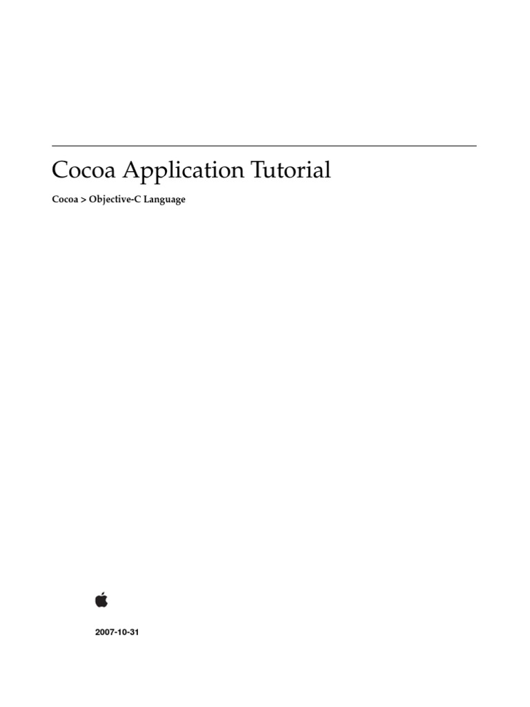 Objective C Tutorial Download Free Pdf Class Computer Programming