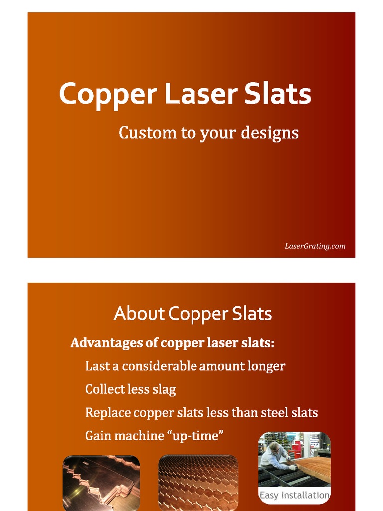 Copper Laser Slats | PDF