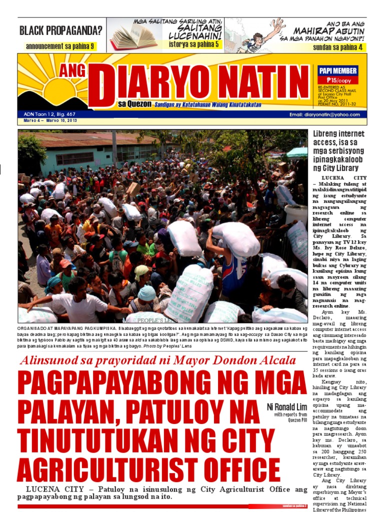 Ang Diaryo Natin - Isyu 467 | PDF