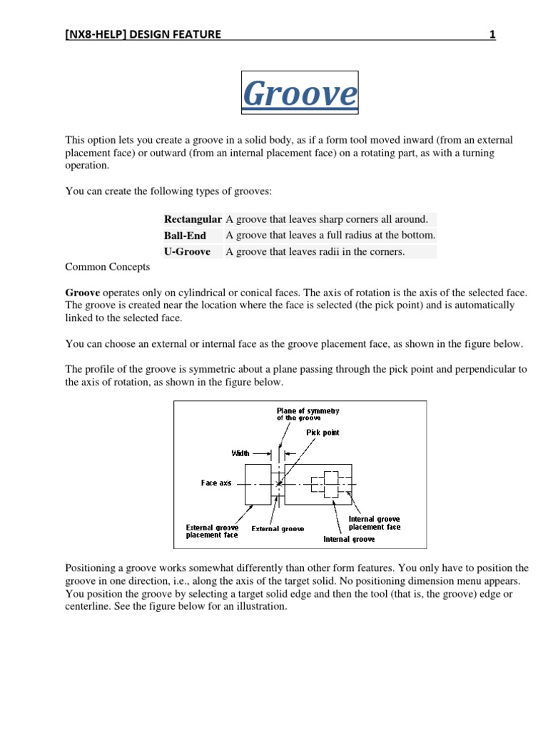 Groove | PDF | Radius | Rotation