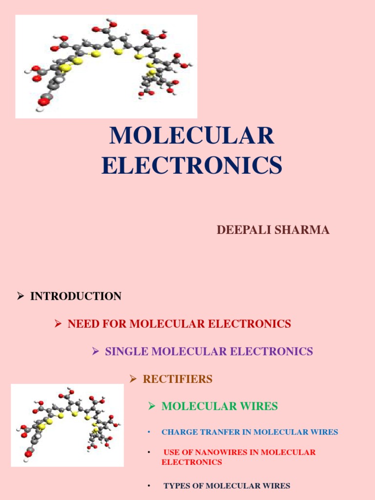 Molecular Electronics | PDF | Molecular Physics | Chemistry