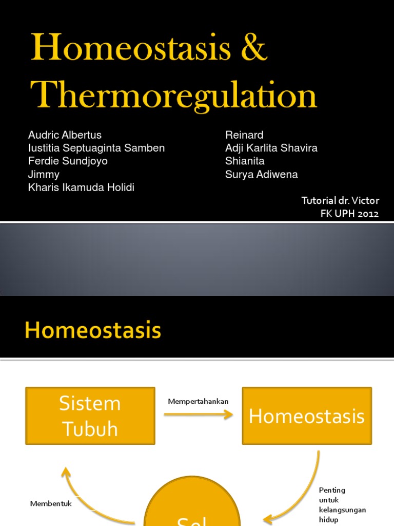 Thermoregulation Presentation Pdf