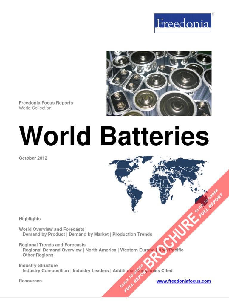 World Batteries | PDF | Battery (Electricity) | Rechargeable Battery