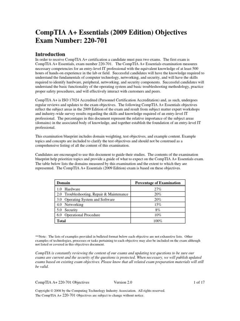 CompTia's A+ Study Guide - 1 of 2 | PDF | Business
