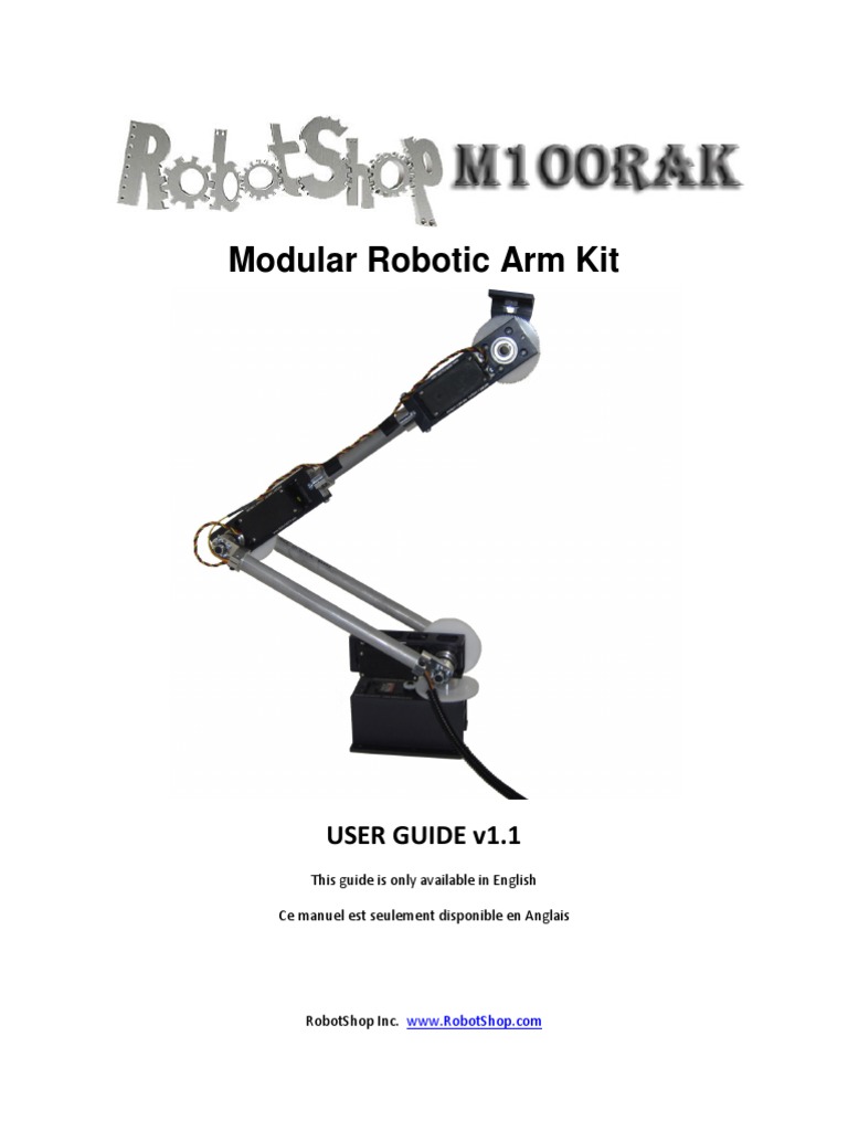 Robotshop Multi Purpose Robotic Arm Guide | Servomechanism ...