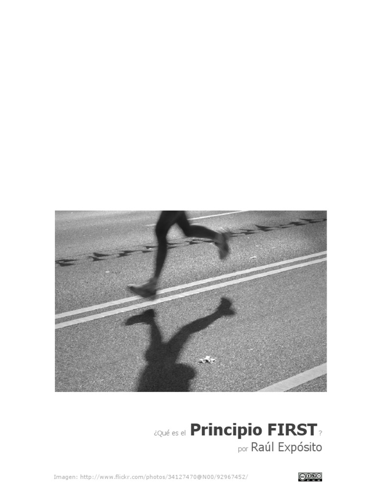 Principio First | PDF | Desarrollo guiado por pruebas | Software
