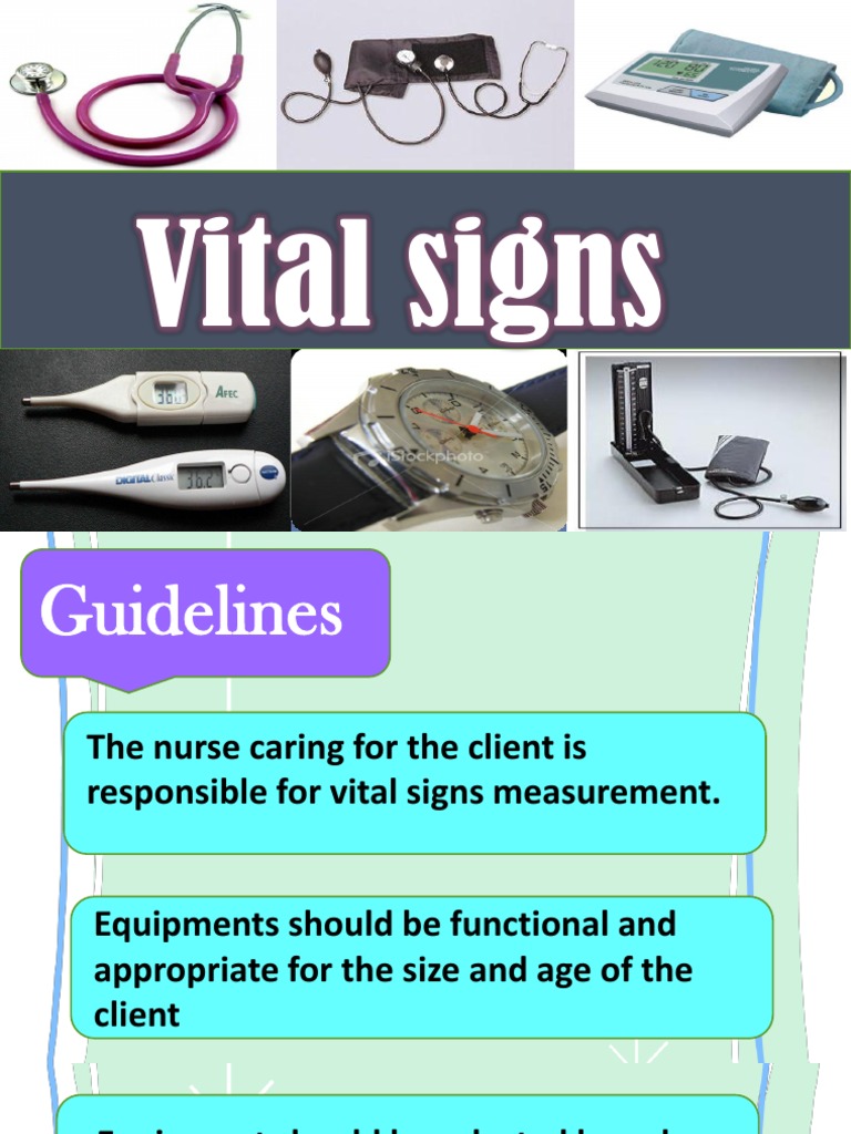 Vital Signs | PDF | Breathing | Pulse