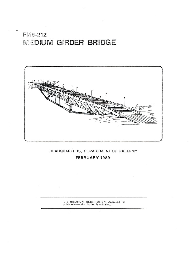 fm 5-212 medium girder bridge | Nature