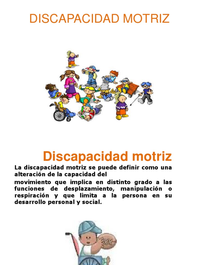 Comprendiendo la discapacidad motriz: características, clasificaciones ...