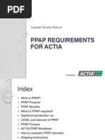 PPAP Full List of Elements Required | PDF